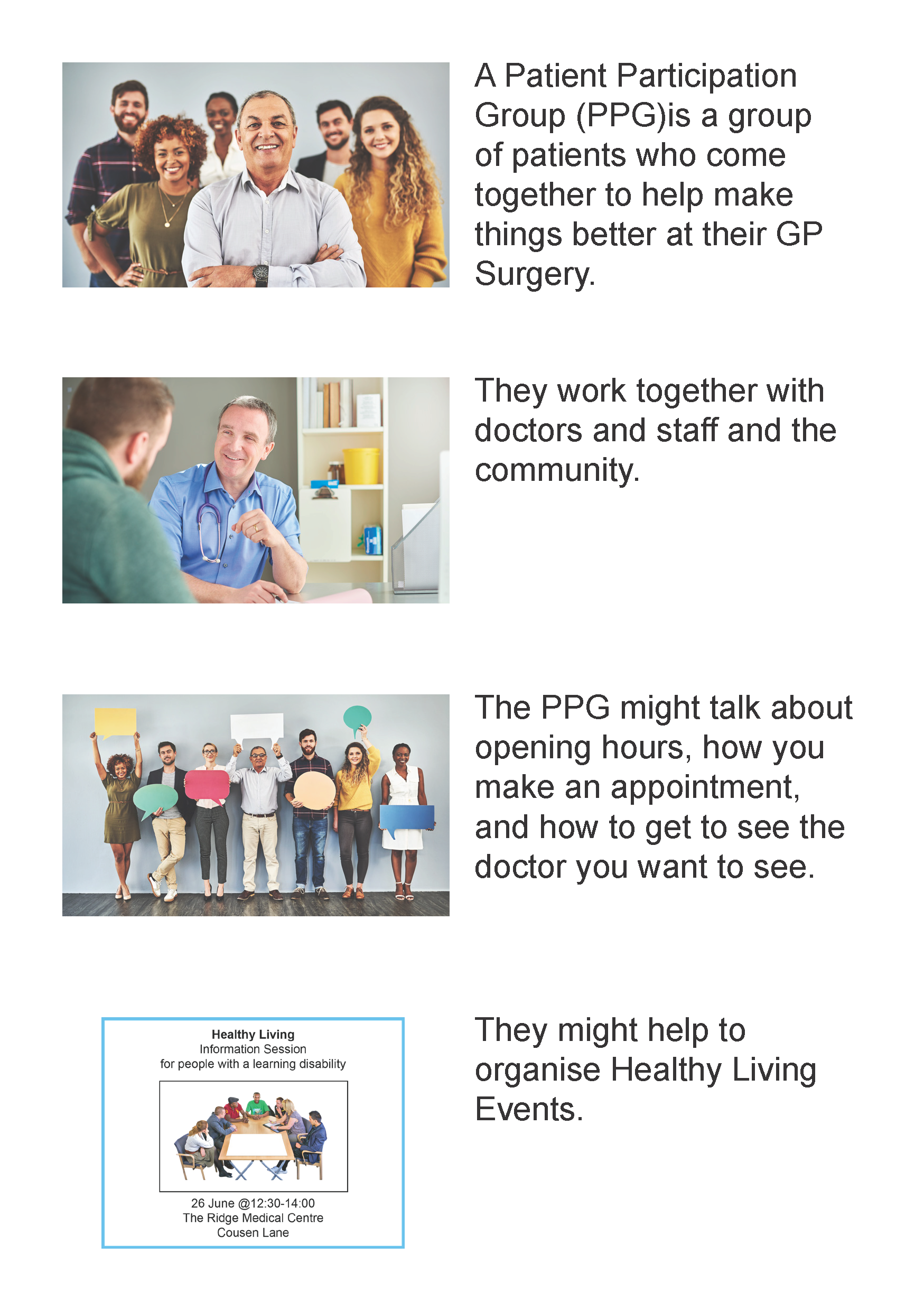 Patient Participation Groups - Talking Media | Accessibility for All ...