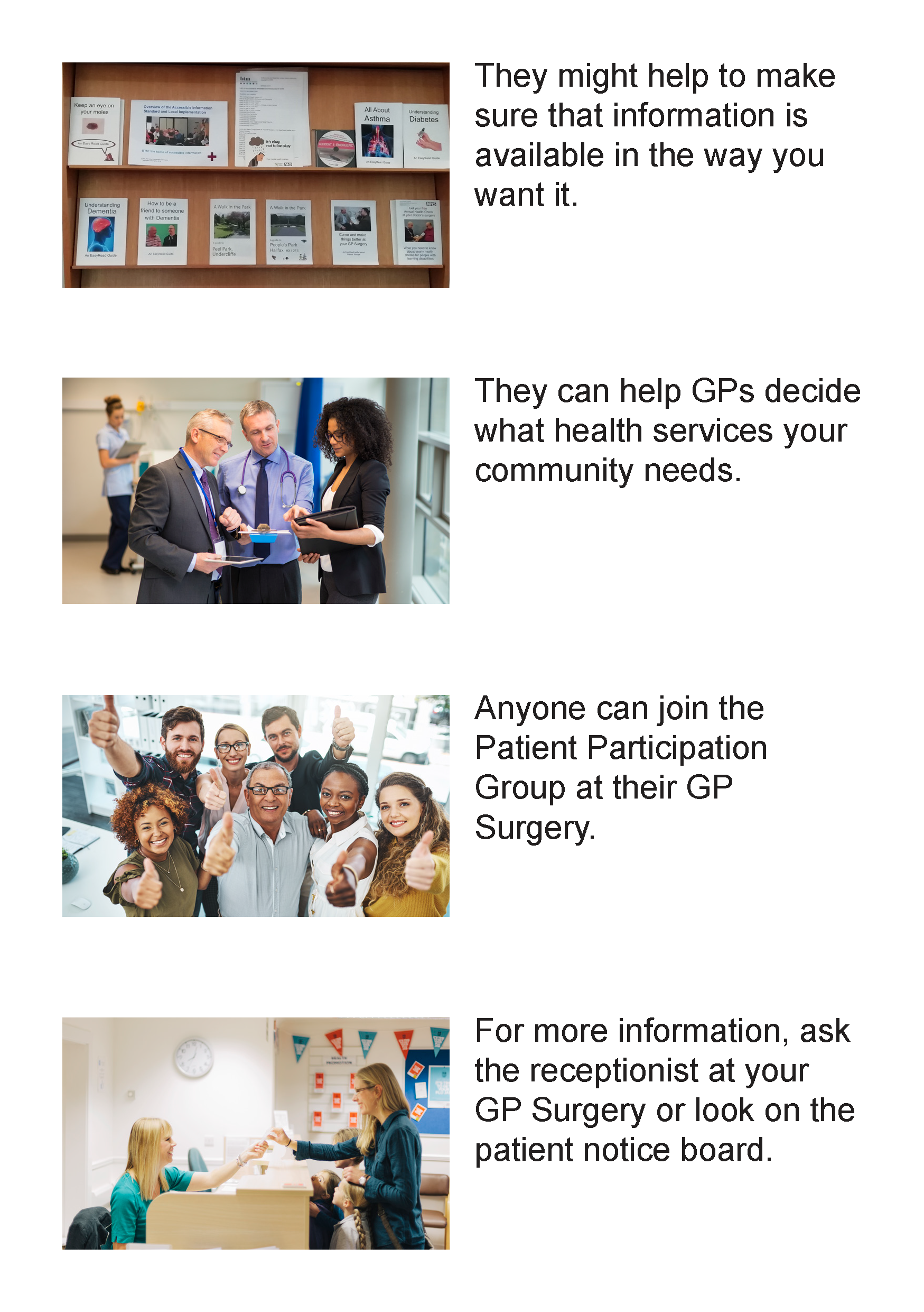Patient Participation Groups - Talking Media | Accessibility for All ...