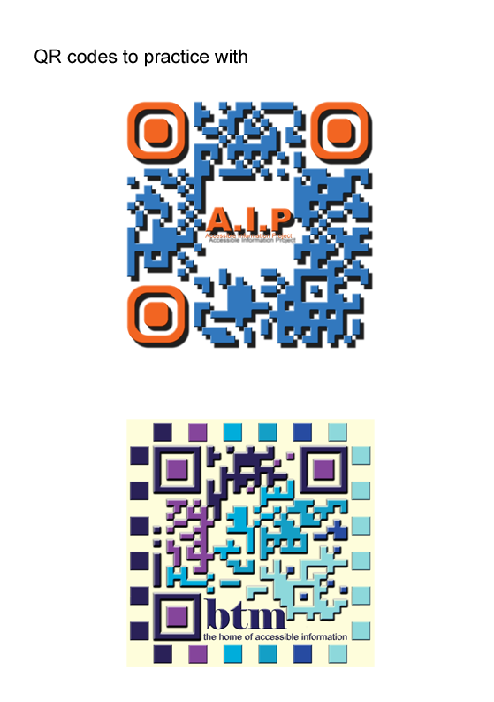 05 What is a QR code - Talking Media | Accessibility for All | BTM ...