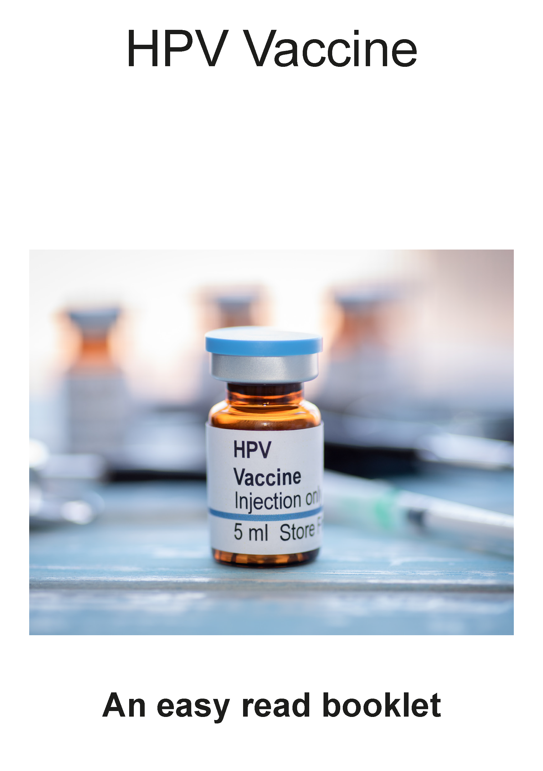 HPV Vaccine - An easy read booklet - Talking Media | Accessibility for ...