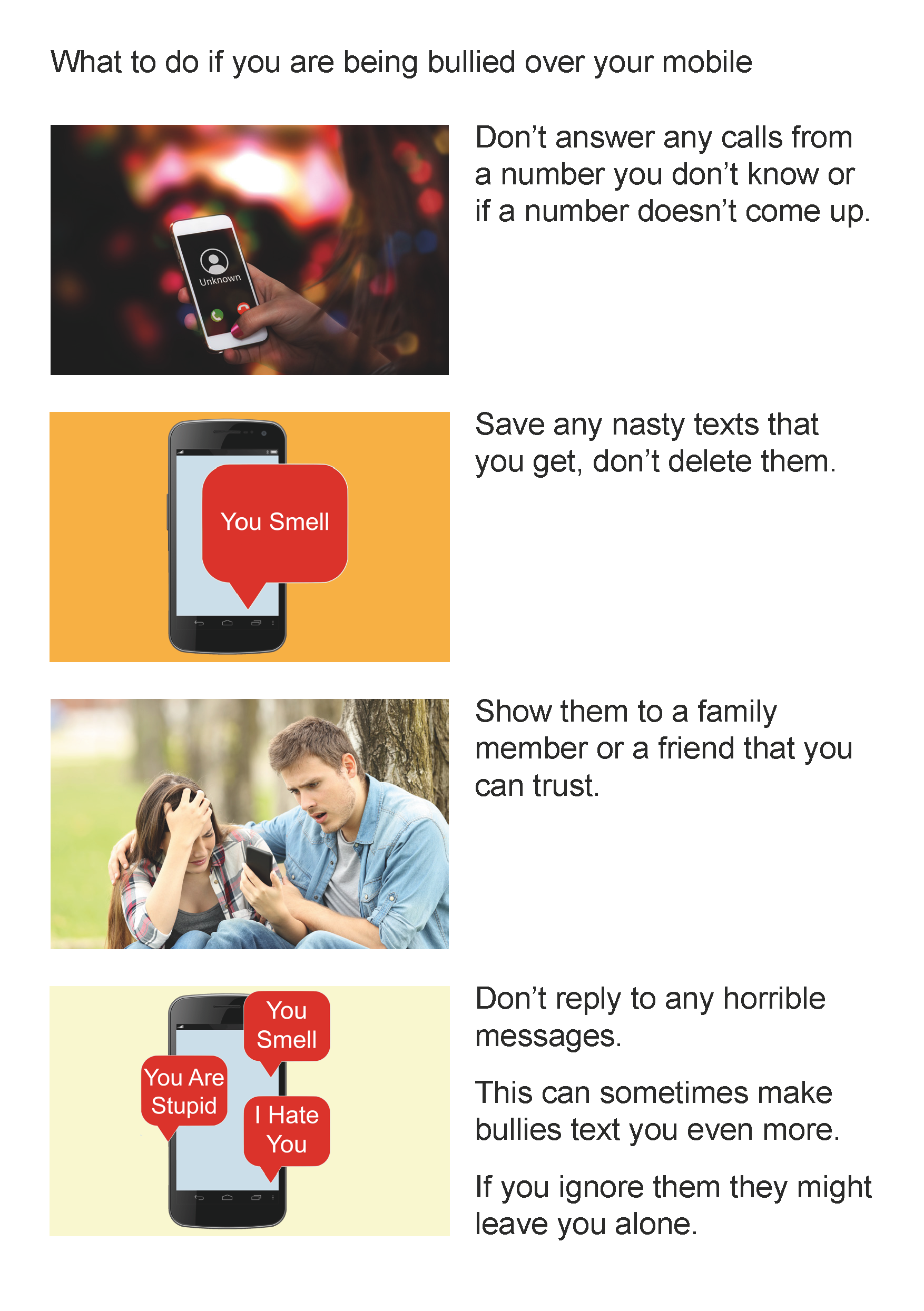Keeping safe online: Cyberbullying - An easy read guide - Talking Media ...
