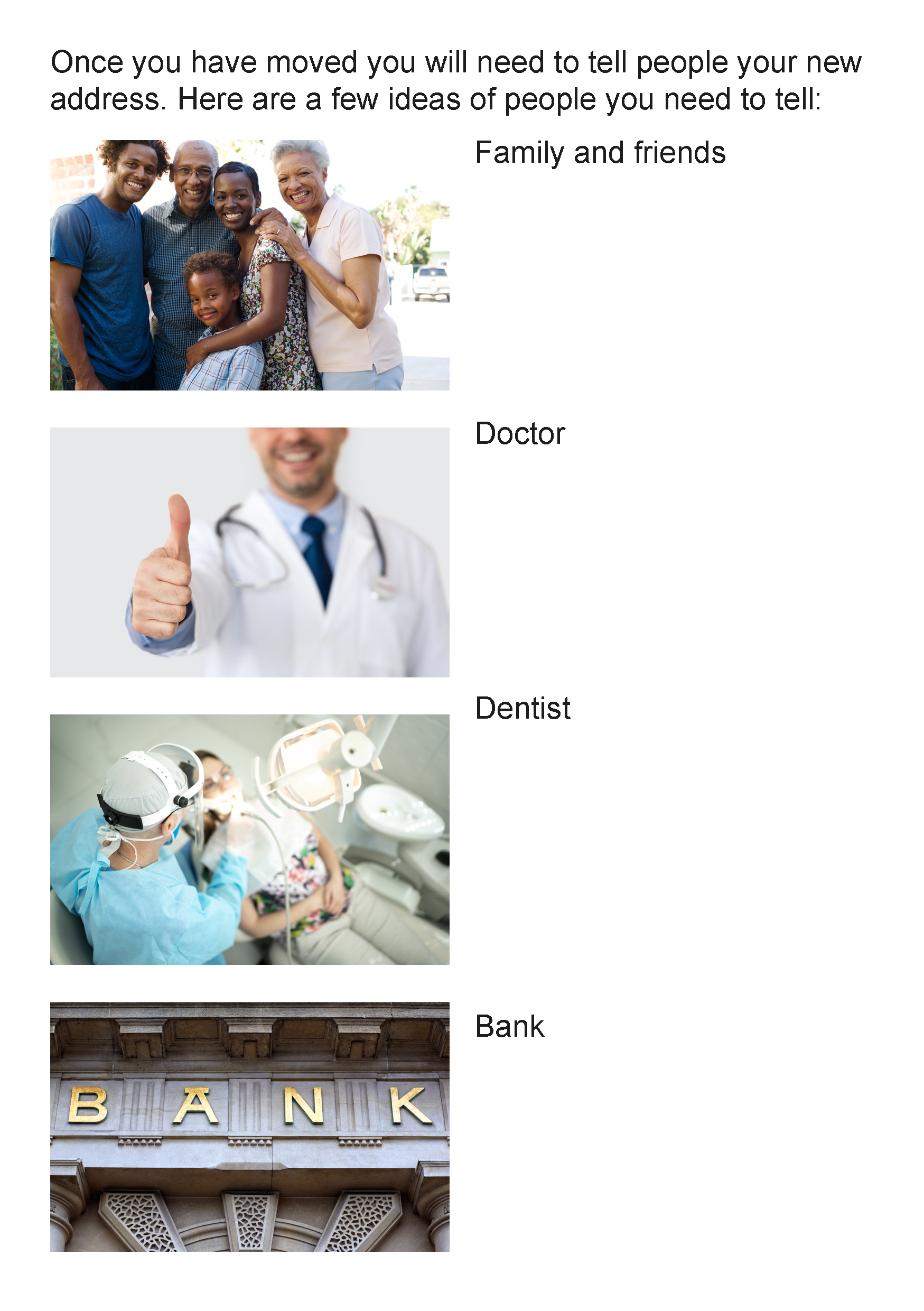 Moving day - an easy read guide - Talking Media | Accessibility for All ...