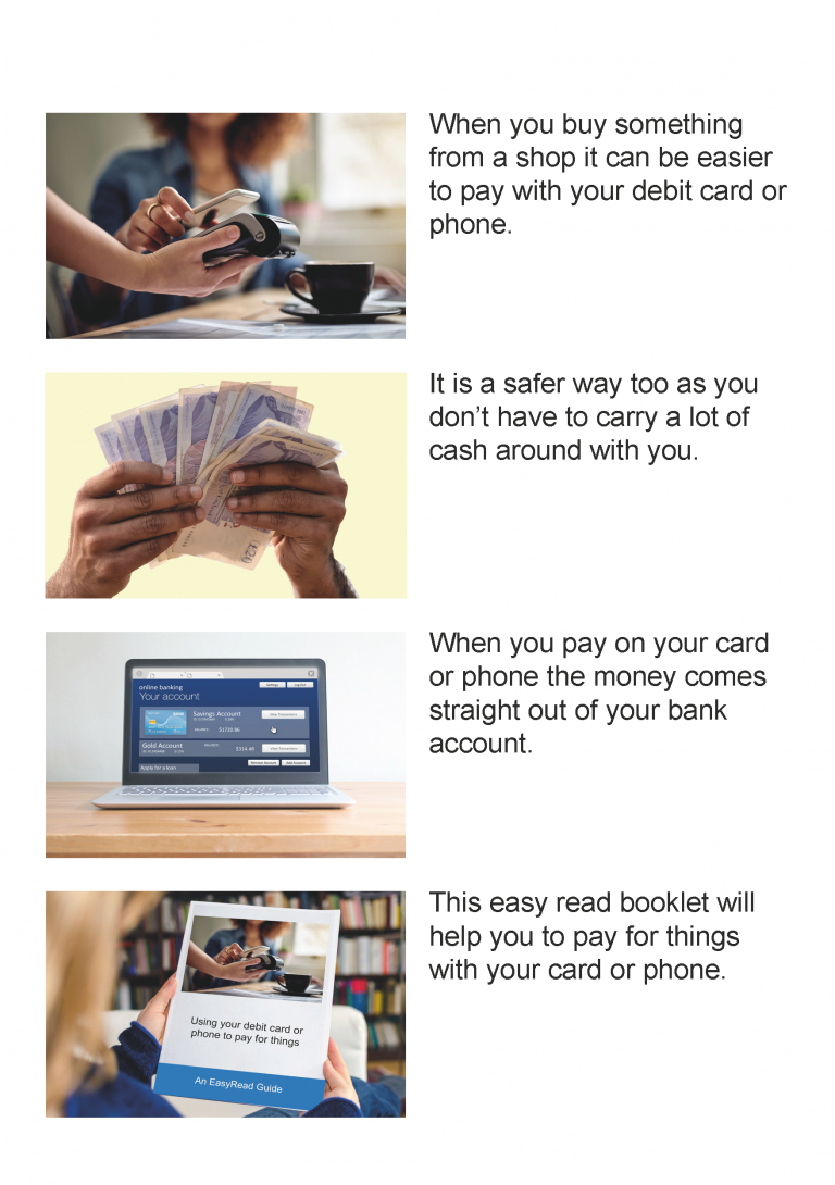 Using your debit card or phone to pay for things - An EasyRead Guide ...
