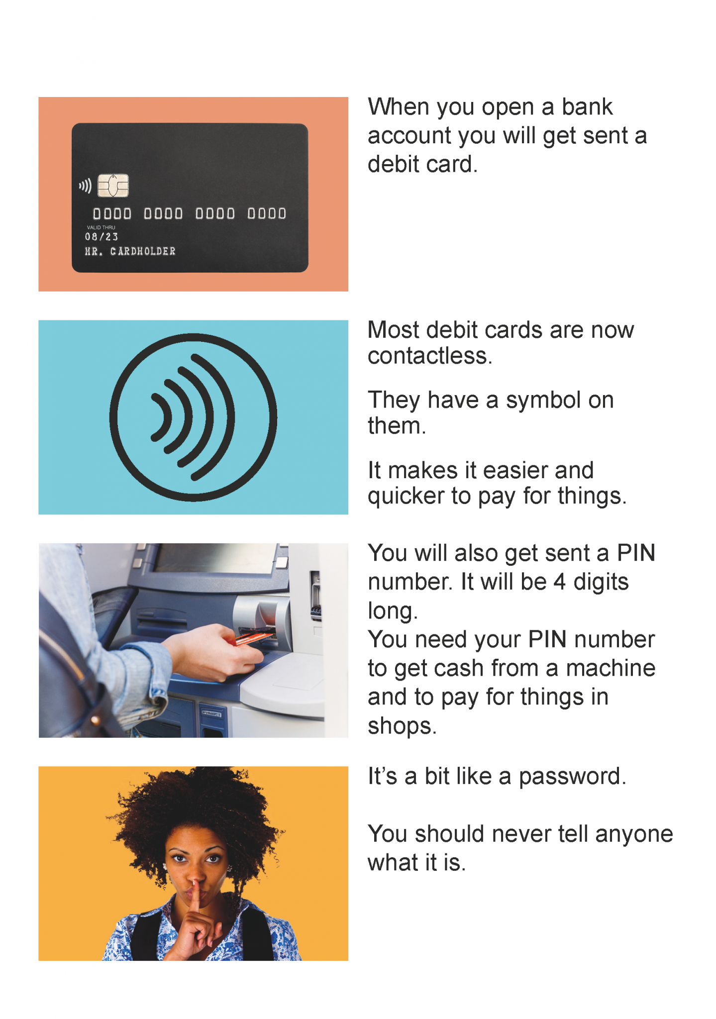 Using your debit card or phone to pay for things - An EasyRead Guide ...