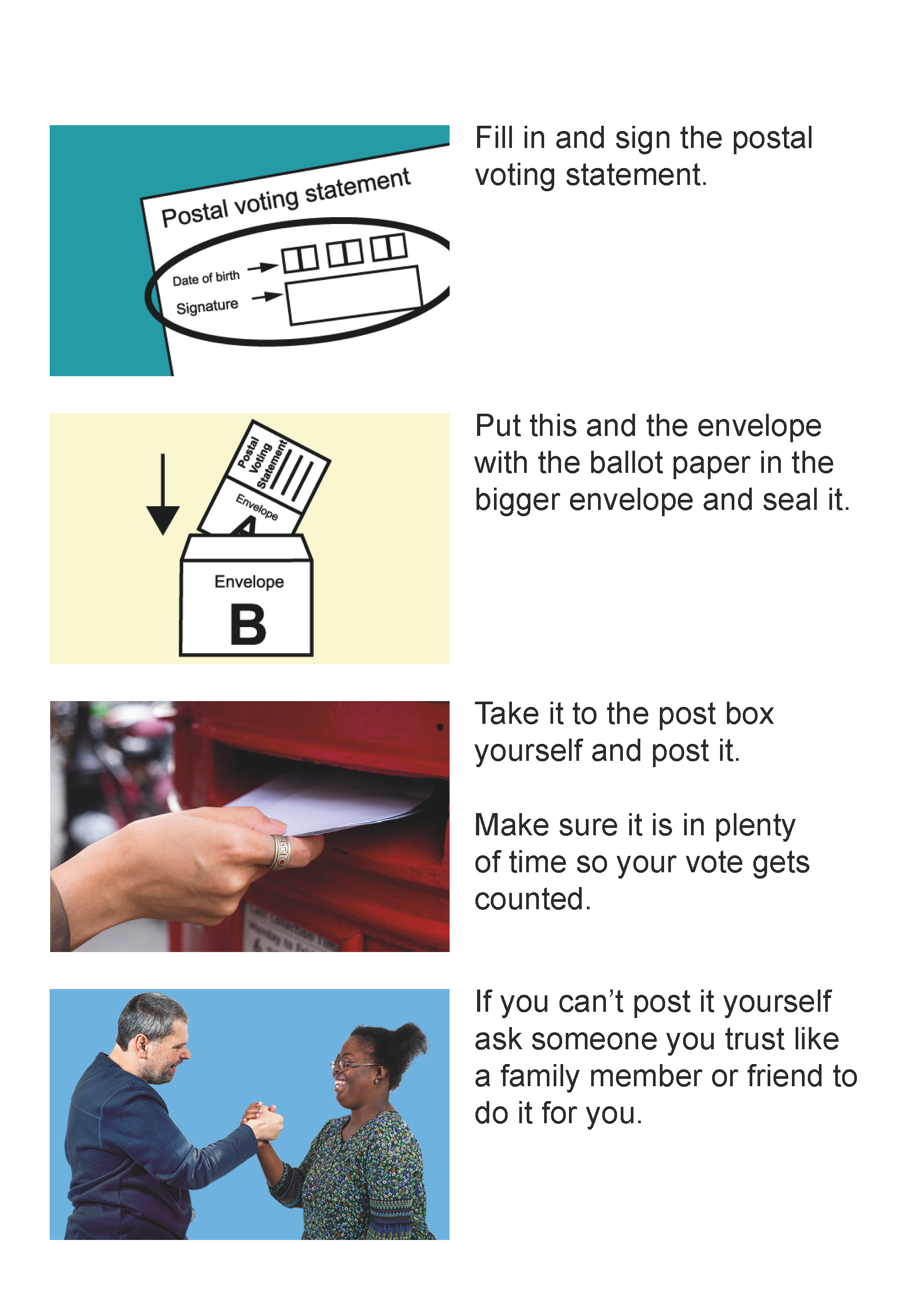 Voting by post - Talking Media | Accessibility for All | BTM - Bradford ...